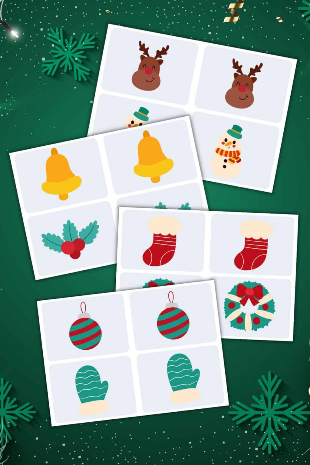 Free Printable Christmas Memory Game {Plus 5 More Holiday Games for ...